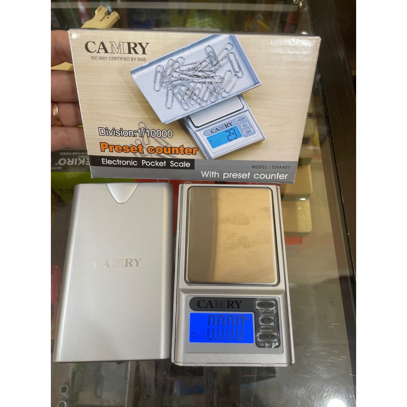 Jual Timbangan Emas Atau timbangan Digital Portable Pocket camry Eha401 ...