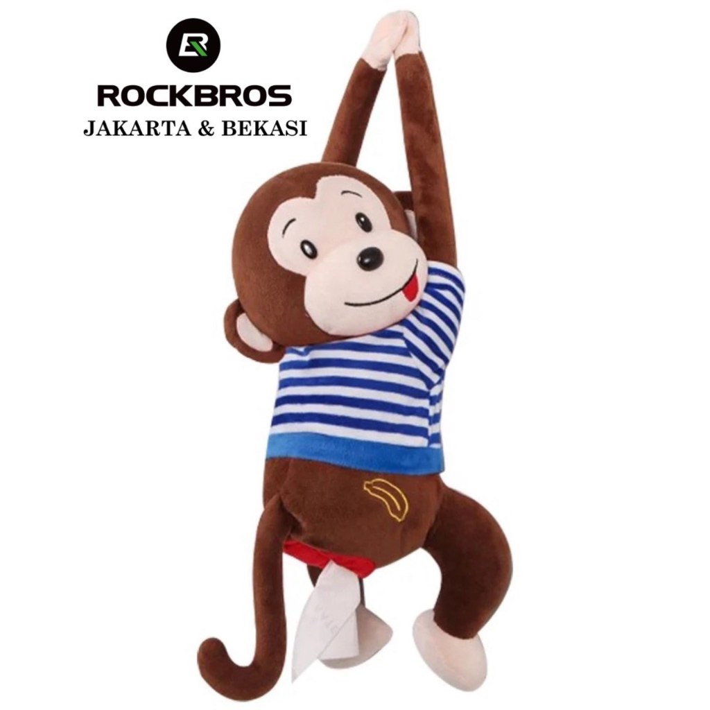 Jual Tempat Tisu Mobil Gantung Boneka Monyet Bebek Lucu Box Tissue Car ...
