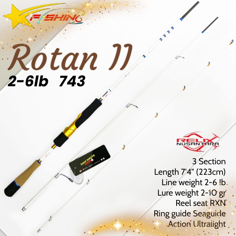 Jual Joran Rotan II 743 Relix Nusantara | Shopee Indonesia