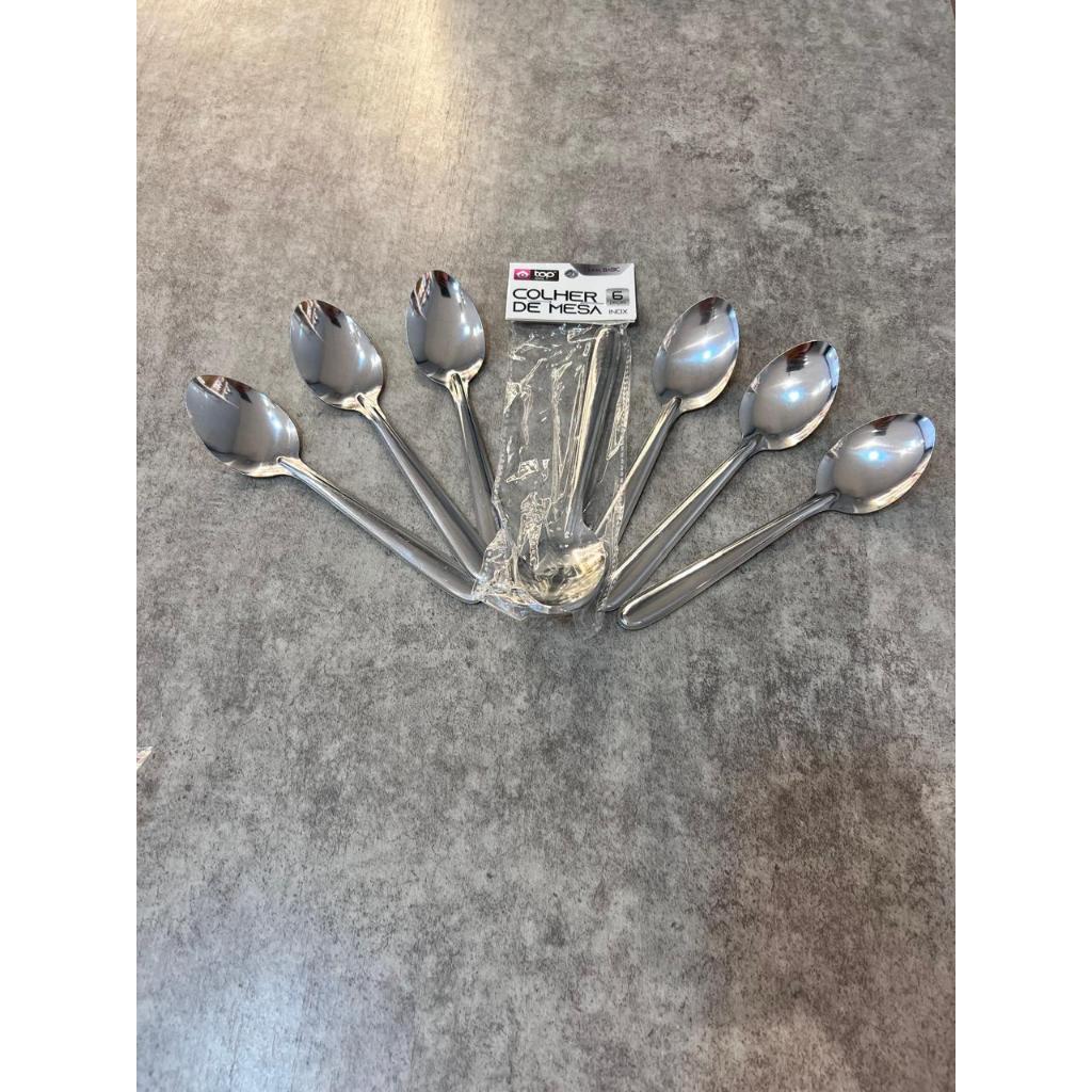 Jual Sendok makan 1/2 lusin (6pcs) / Sendok Makan / Stainless Steel ...