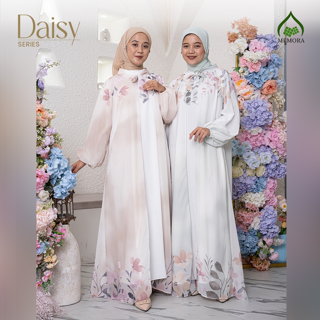 Jual Memora Daisy Dress Gamis Dewasa Primadona Chiffon - Gamis Motif ...