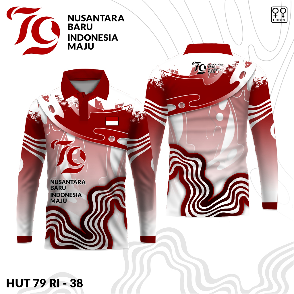 Jual Kaos Baju Jersey HUT Kemerdekaan RI ke 79 Tahun 2024 Kaos Baju Jersey 17 Agustus 2024 ...