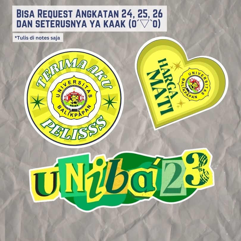 Jual STIKER CAMABA UNIBA - UNIVERSITAS BALIKPAPAN KAMPUS STICKER LAPTOP ...