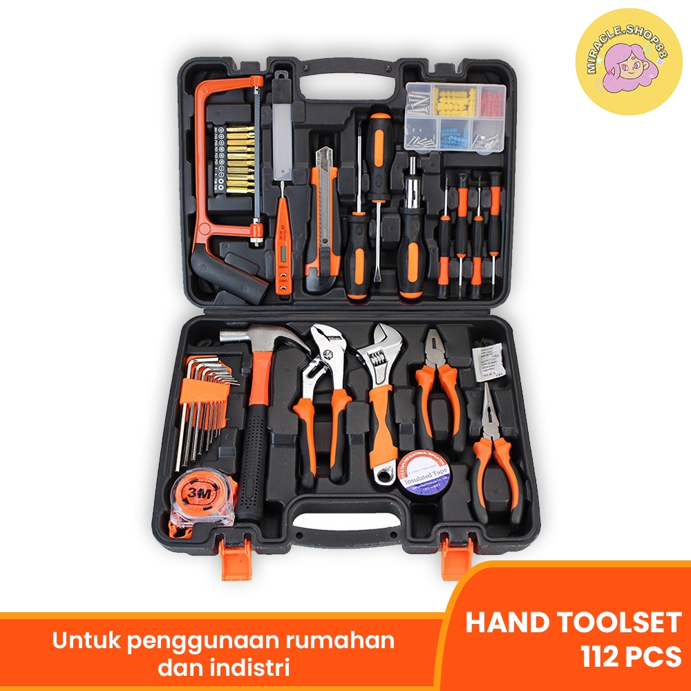 Jual MS Hand Toolset Tool Kit Alat Rumah Tangga Tool Kit Set Toolkit ...