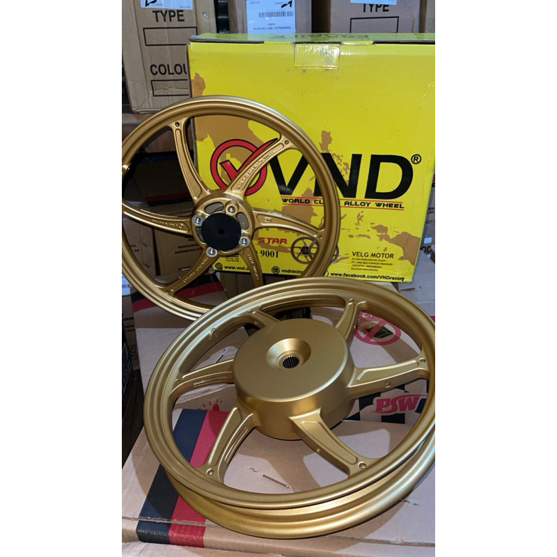 Jual Velg VND Six Star Gen 1 dan Gen 2 Beat Scoopy Vario 110 Genio Spacy | Shopee Indonesia