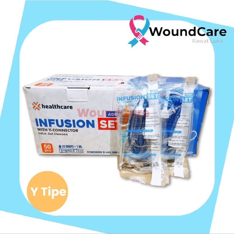 Jual Infuset Y Tipe Healthcare Selang Infus Set Infusion / Pcs | Shopee ...