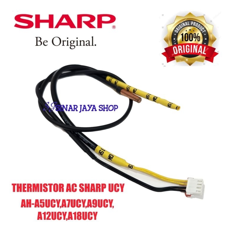 Jual THERMIS THERMISTOR AC SHARP UCY VEY R32 R410 ORIGINAL | Shopee ...
