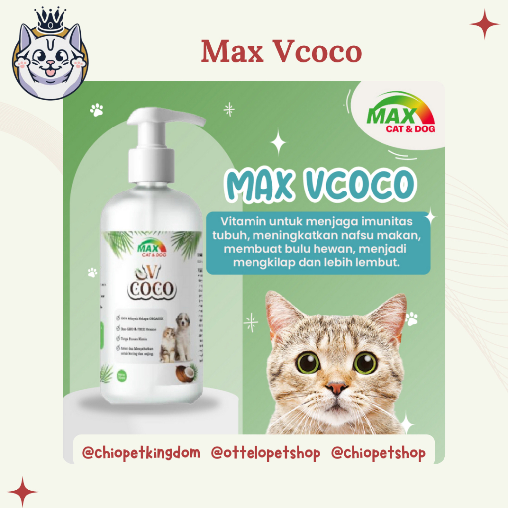 Jual Max Vcoco Virgin Coconut oil VCO Vitamin Kulit Bulu dan ...