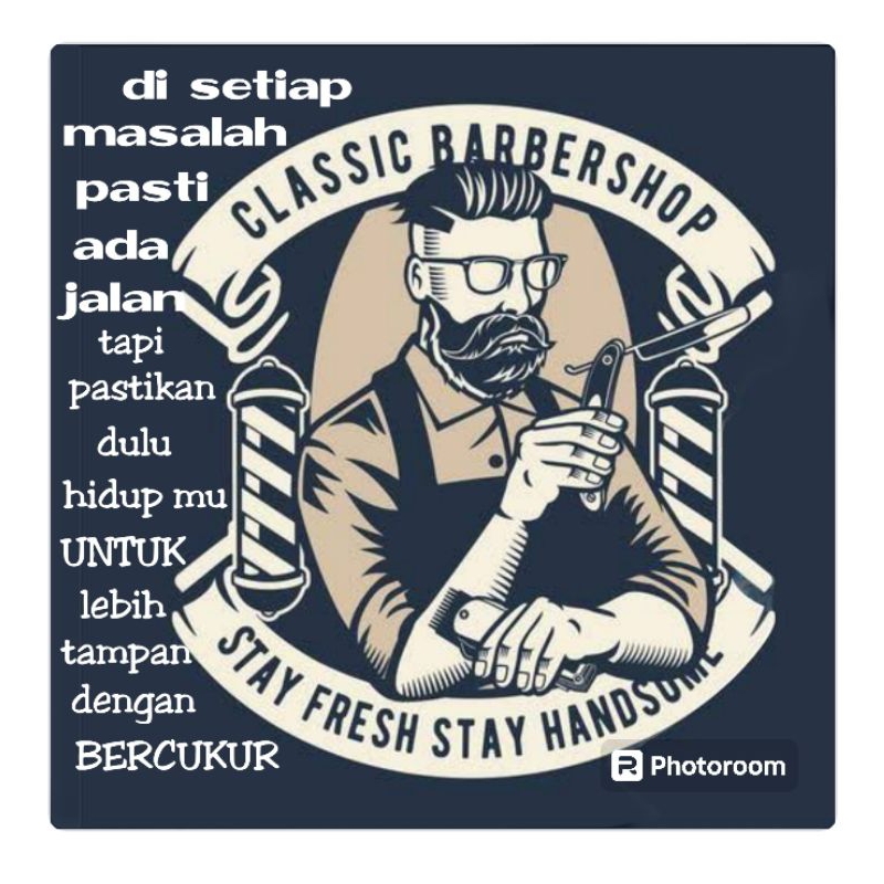 Jual poster Pangkas Rambut BARBERSHOP poster kata bijak | Shopee Indonesia