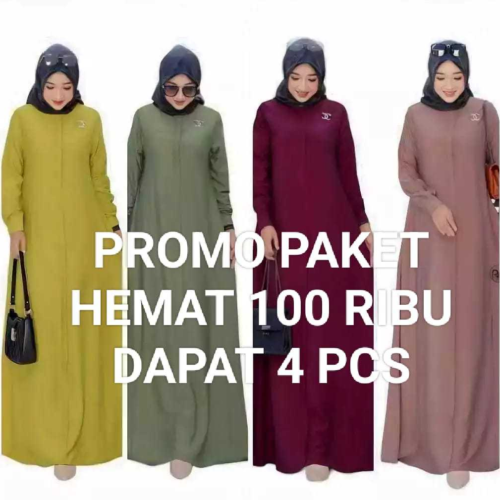 Jual PROMO PAKET HEMAT 100 RIBU DAPAT 4 PCS BAJU GAMIS MARYAM TERBARU ...