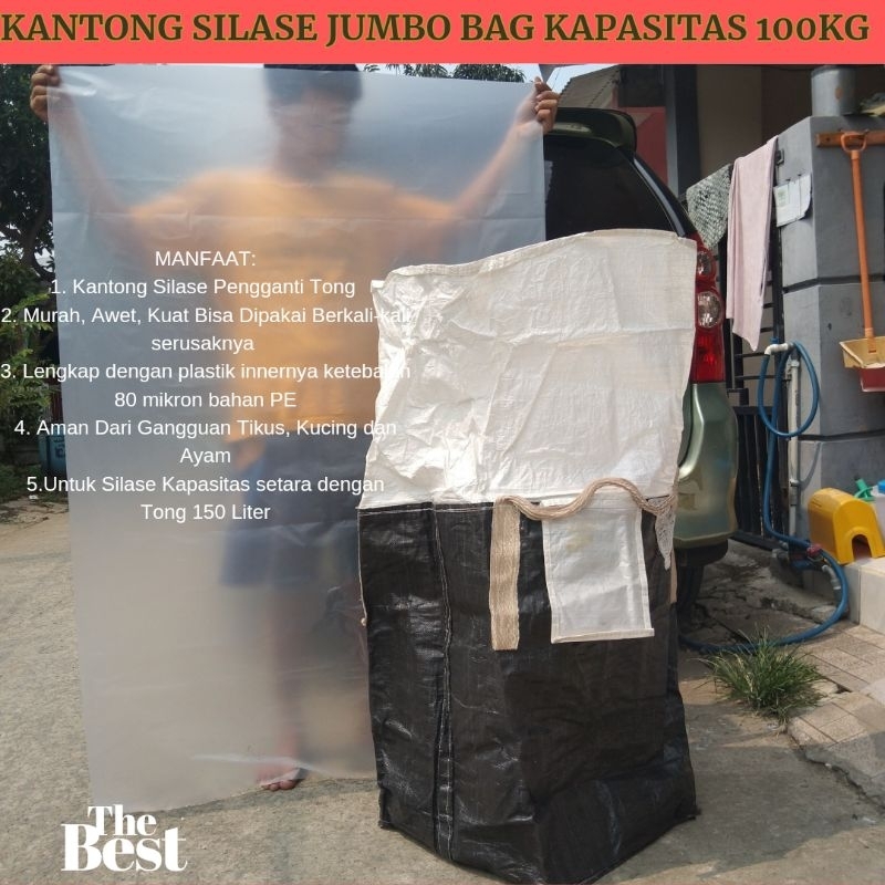 Jual Kantong Silase Pengganti Tong Kapasitas 100Kg Lengkap Dengan ...