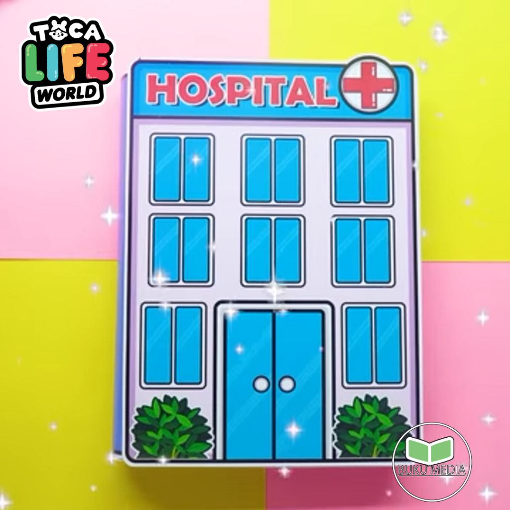 Jual paper doll house Toca Boca Hospital busy book mainan edukatif anak ...