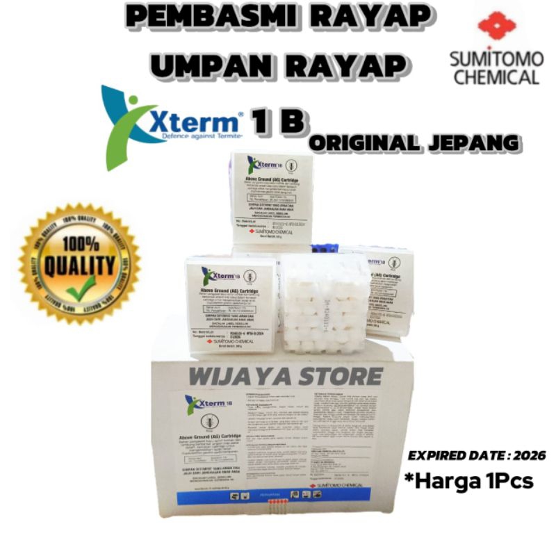 Jual Umpan Anti Rayap XTERM 1B Original Jepang Basmi Rayap Terbaik ...