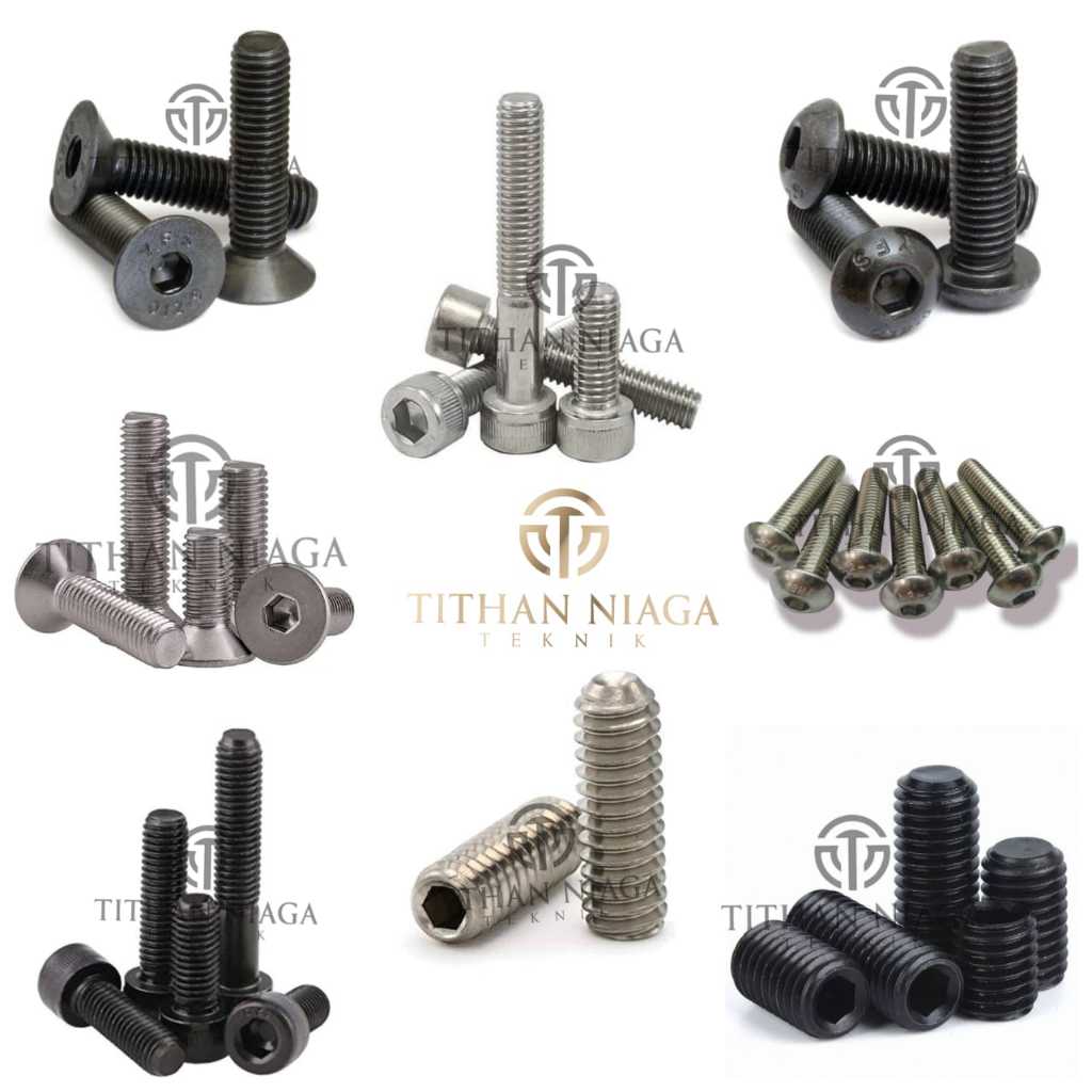 Jual M3X5 PITCH 0.5 ; BOLT L STAINLESS STEEL SUS304 SS304 ANTI KARAT ...