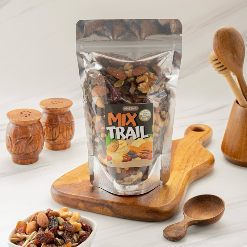 Jual Mix Trail Premium 250GR | With Almond Mete Nuts Seed Dried Fruit ...