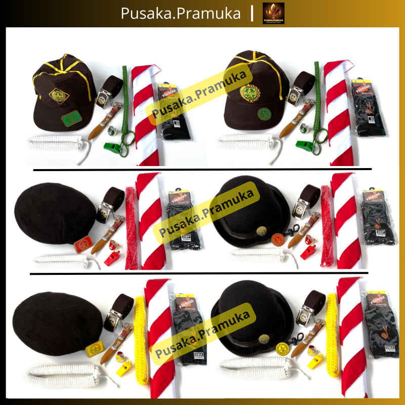Jual Perlengkapan Set Atribut Pramuka Lengkap Siaga, Penggalang ...