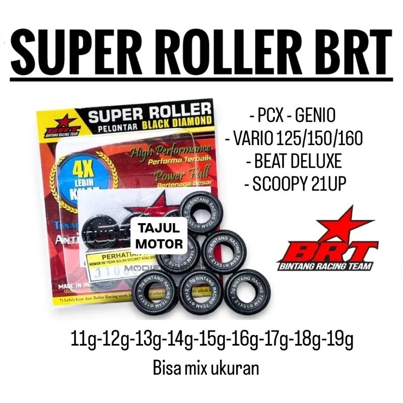 Jual Super Roller BRT Genio Beat LED Vario 125 Old ADV PCX Vario 125 150 Led New PCX 160 PCX ...