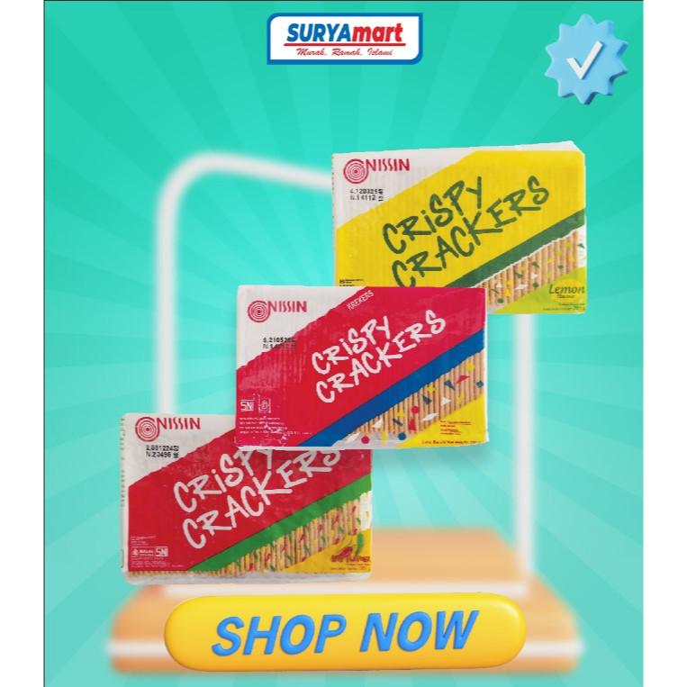 Jual Biskuit Crispy Crackers Nissin 250gr | Shopee Indonesia