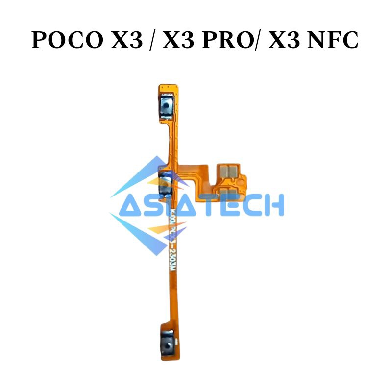 Jual FLEXIBLE ON/OFF+VOL POCO X3/X3 NFC FLEXIBEL POWER ON OFF VOLUME TOMBOL DALAM XIOMI | Shopee ...