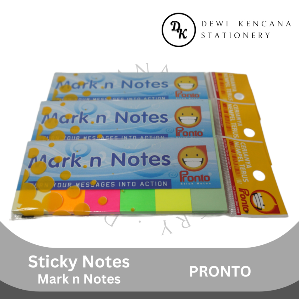 Jual Sticky Notes Pronto Mark n Notes 240 Sheets | Shopee Indonesia