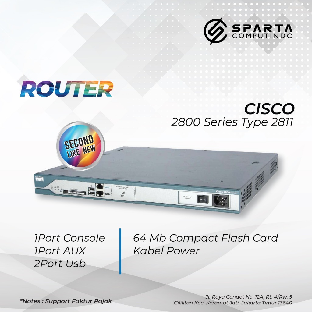 Jual Router Cisco 2800series Type 2811 | Shopee Indonesia
