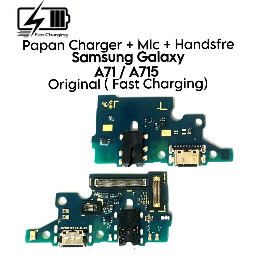 Jual Papan Konektor PCB Charger Fast Charging + Mic + Handsfree Samsung Galaxy A71 / A715 ...