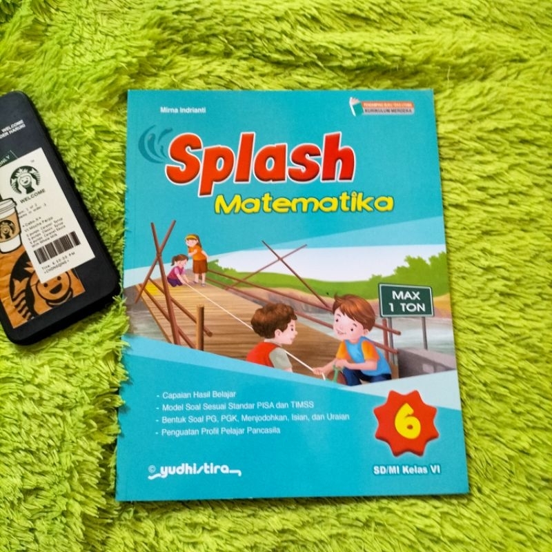 Jual ORIGINAL BUKU SPLASH MATEMATIKA KELAS 6 SD/MI KURIKULUM MERDEKA ...