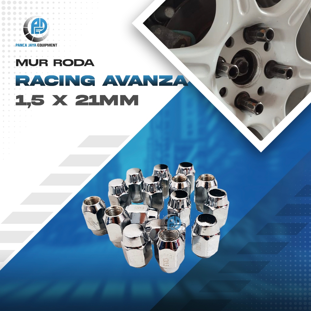 Jual Mur Roda Racing Avanza - Mur Baut Roda 1,5 x 21mm 1,25 x 21mm ...