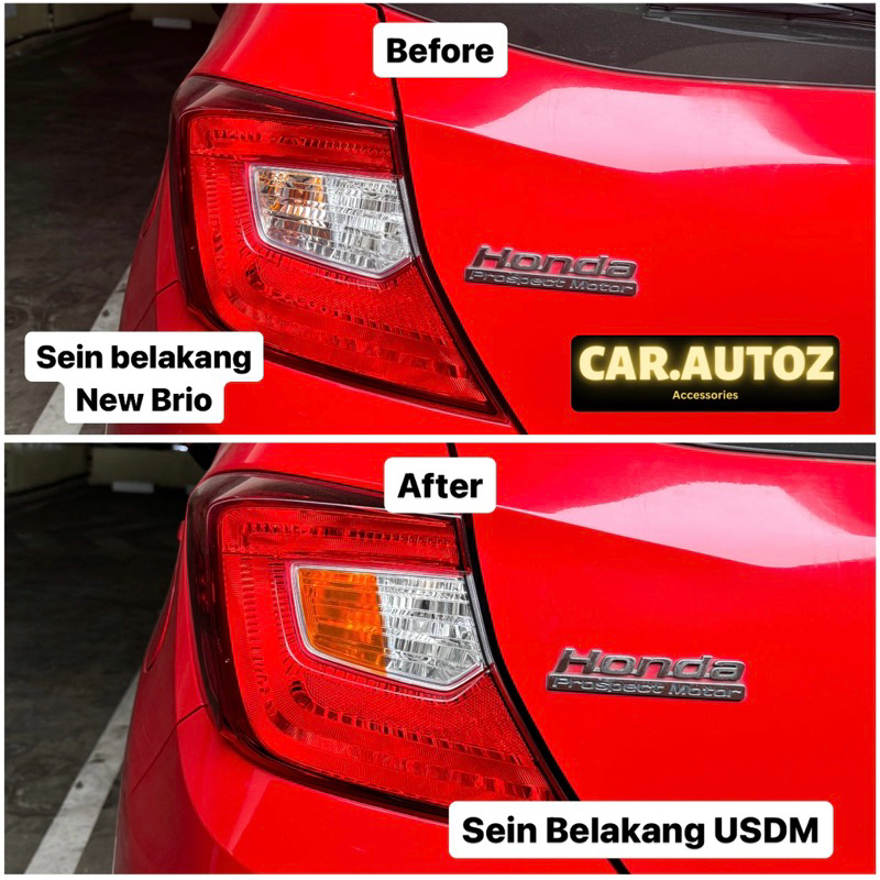 Jual Sticker Orange Lampu Belakang Honda Brio 2019-2024 | Shopee Indonesia