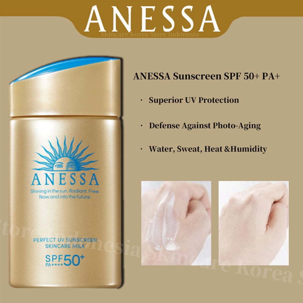 Jual Anessa - Perfect UV Sunscreen Skin Care Milk SPF 50+ PA++++ 60ml ...