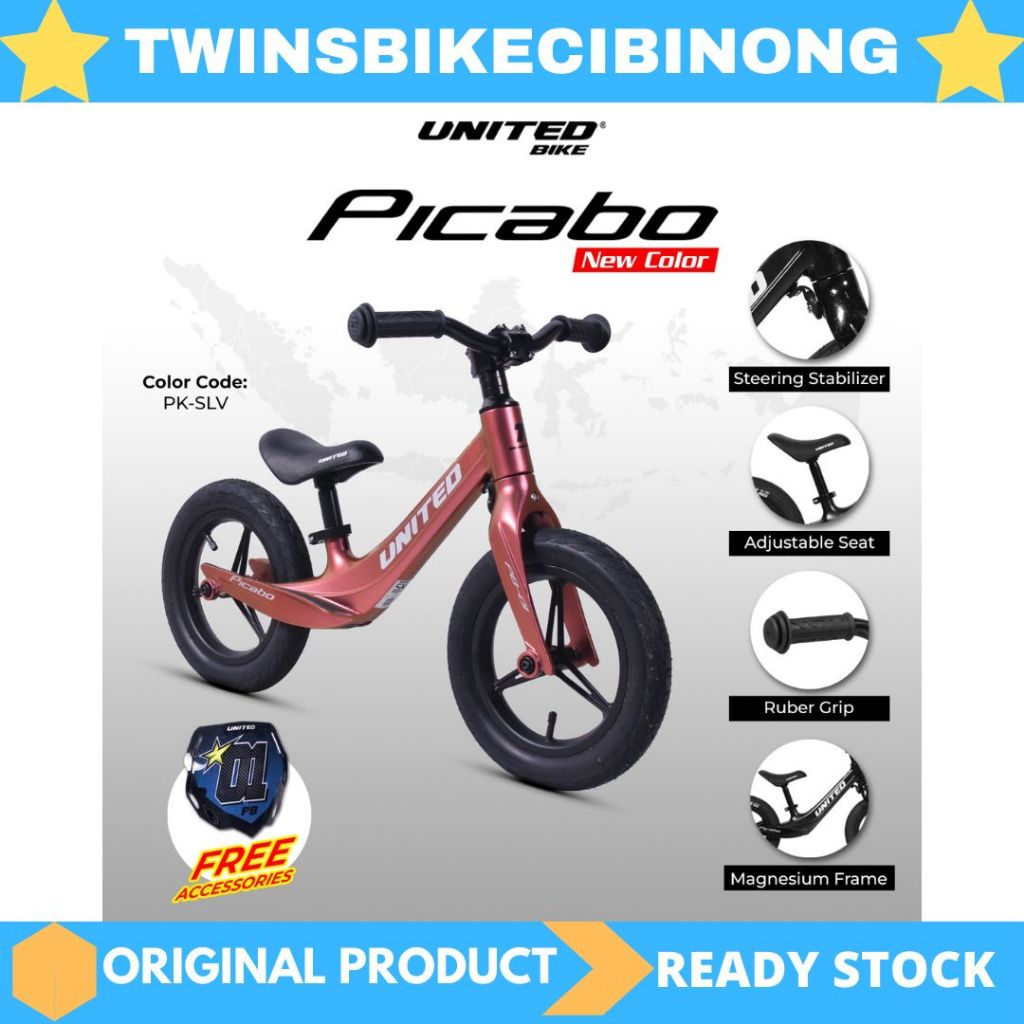 Jual Sepeda push Bike United PICABO NEW | Shopee Indonesia