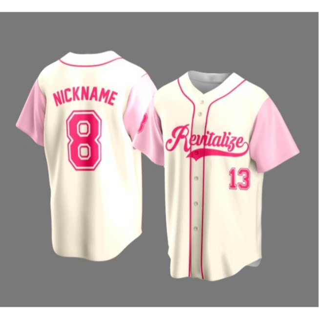 Jual Kaos Baju Dewasa Jersey Baseball Revitallze Custom Desain Full ...