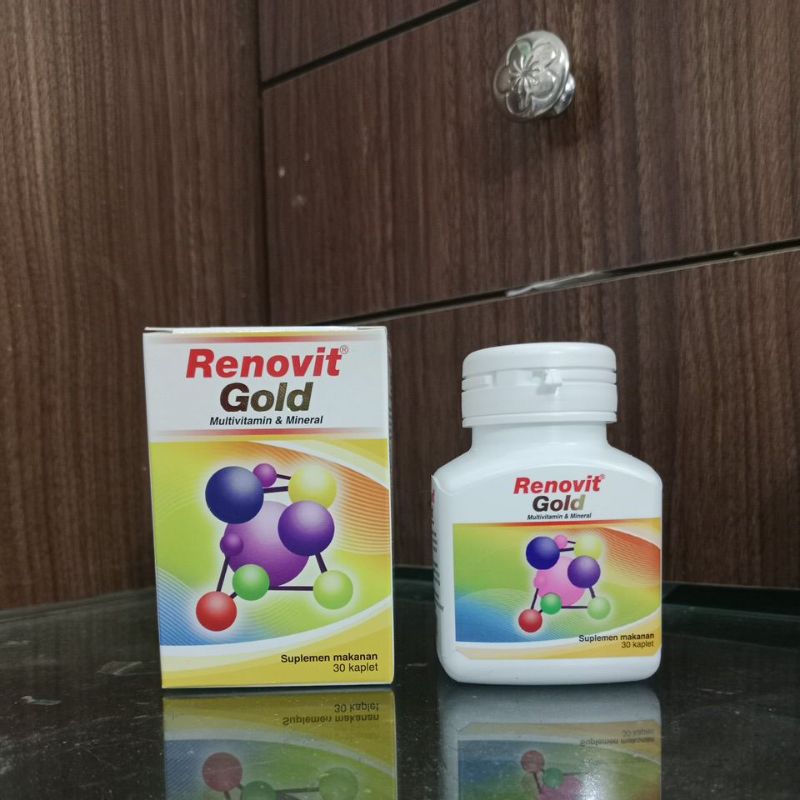Jual Renovit Gold Multivitamin & Mineral 30 Kaplet | Shopee Indonesia