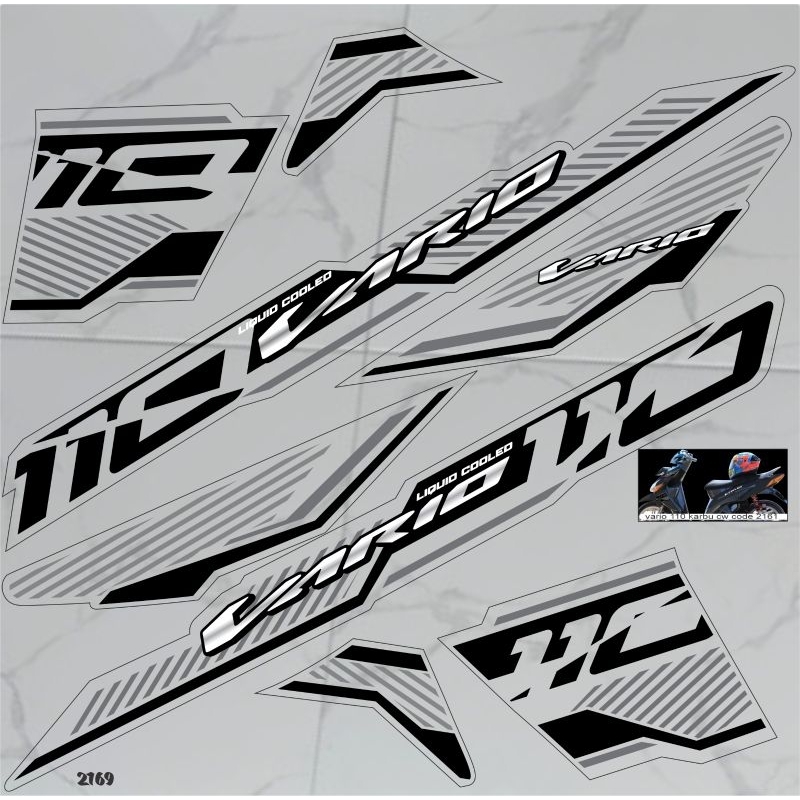 Jual striping transparan VARIO 110 karbu | Shopee Indonesia