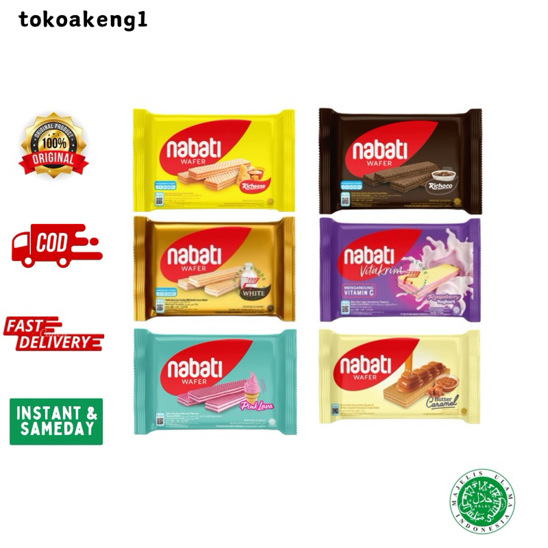 Jual Richeese NABATI Wafer 2000 | 50 GR | Shopee Indonesia