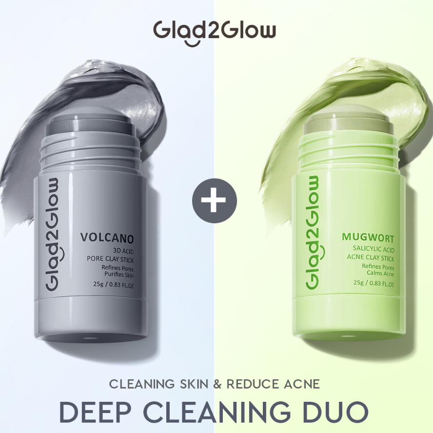 Jual GLAD2GLOW Clay Stick Series 25gr || Glad2glow Real Mugwort Salicylic Acid Acne Clay Stick ...