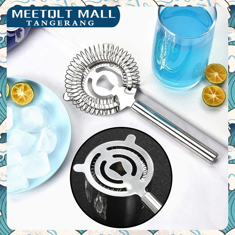 Jual Penyaring Cocktail SUS304 Stainless Steel-Ice Strainer 18.2 CM ...