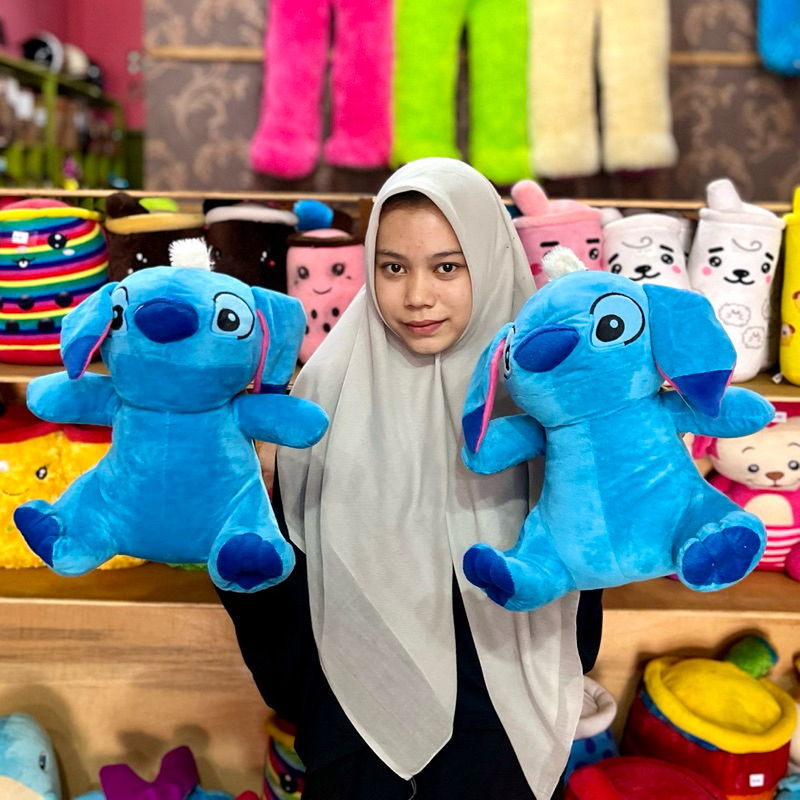 Jual Boneka Stitch Lilo stitch korea duduk lucu boneka karakter stitch ...