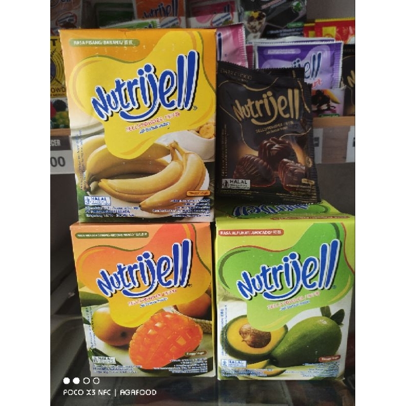 Jual Nutrijel (cincau, pisang, alpukat, mangga, dark choco) | Shopee ...
