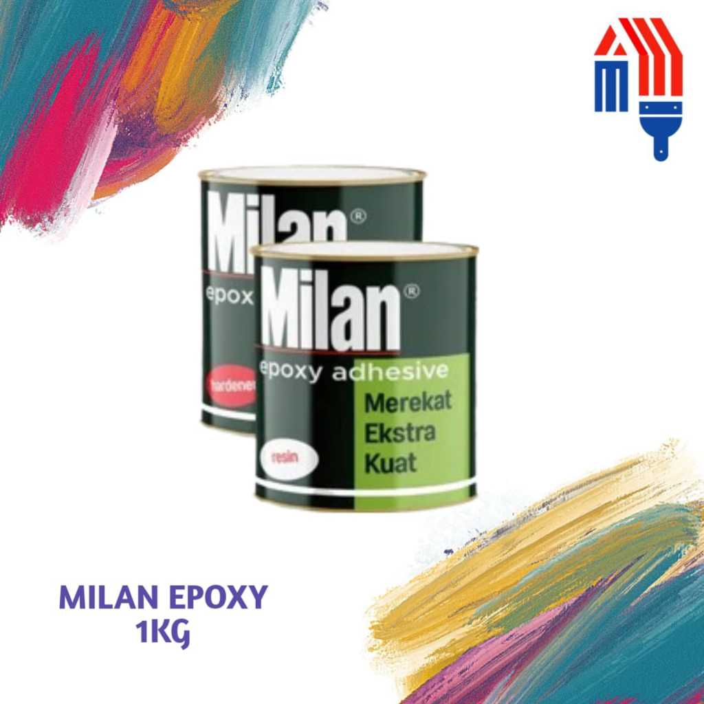 Jual Epoxy Milan Hardener + Resin 1 Kg Lem Kayu, Aluminium, Karet, Mika ...