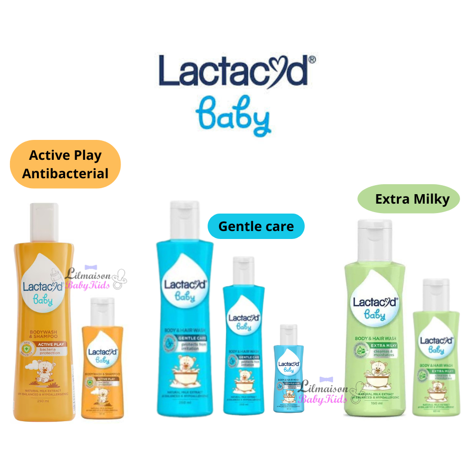 Jual LACTACYD Baby Gentle Care / Active Play Antibacterial / Cleansing ...
