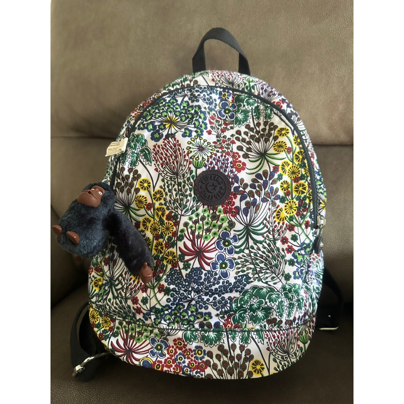 Jual KIPLING RANSEL FLOWER RANSEL ORIGINAL PRELOVED | Shopee Indonesia
