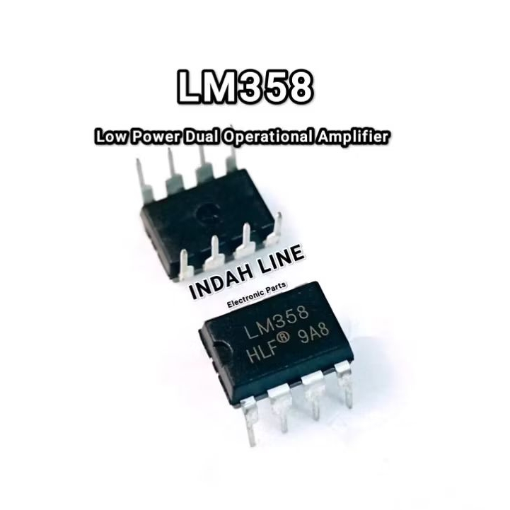 Jual IC LM358 LM 358 LM358N LM358P Low Power Dual Operational Amplifier ...