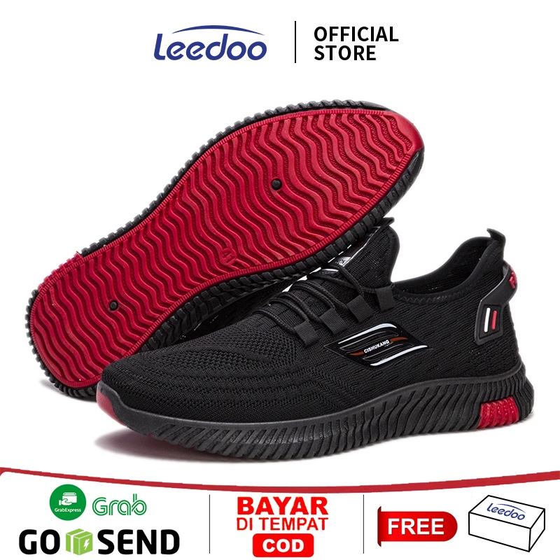 Jual Leedoo Sepatu Olahraga Sepatu Tali Sneakers Pria Sepatu Running Sport Fashion Sepatu ...