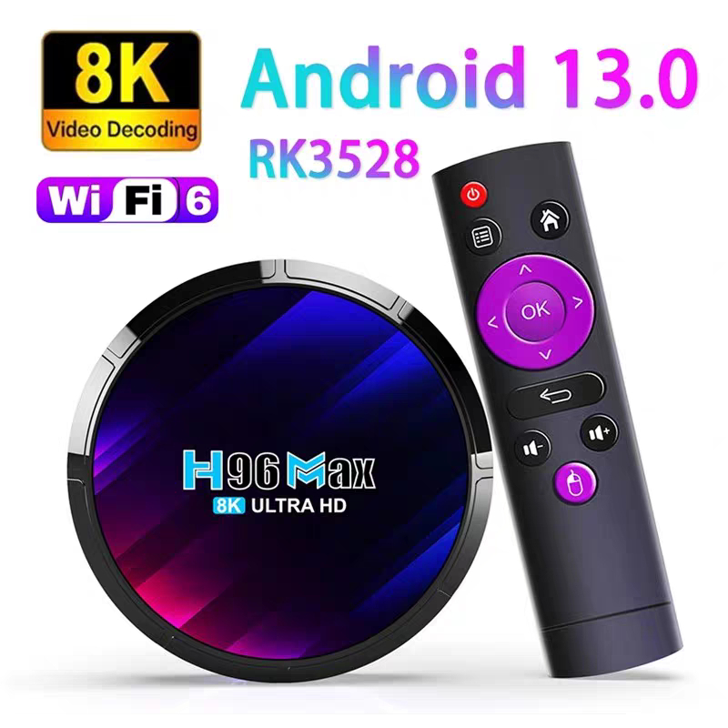Jual SMARTCOM New Android 13 Android Tv Box H96 Max RK3318 RK3528 RAM 2GB 4GB 4GB 32 GB | Shopee ...