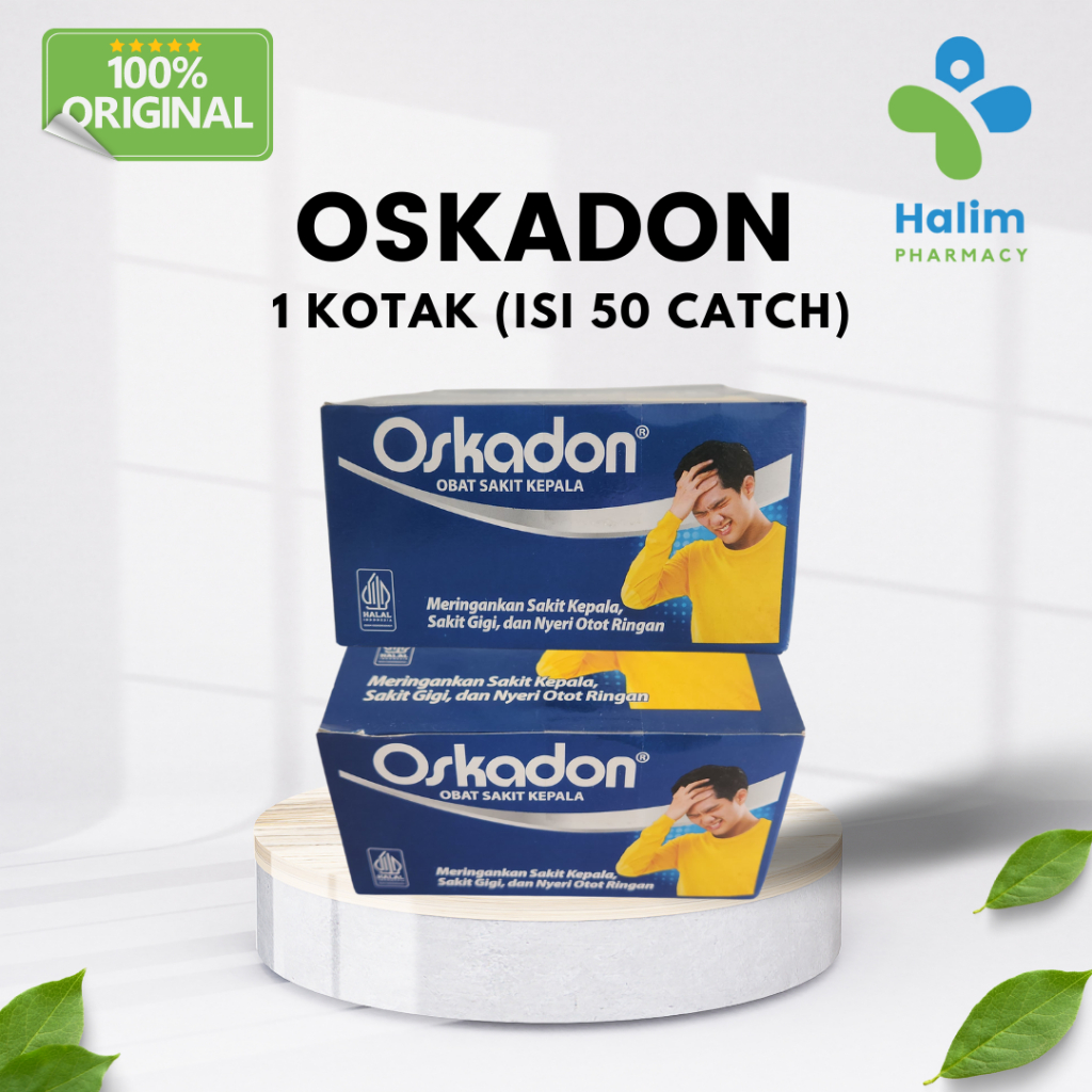 Jual Oskadon - 𝗧𝗘𝗥𝗠𝗨𝗥𝗔𝗛 𝟭 KOTAK 𝗜𝗦𝗜 50 STRIP | Shopee Indonesia