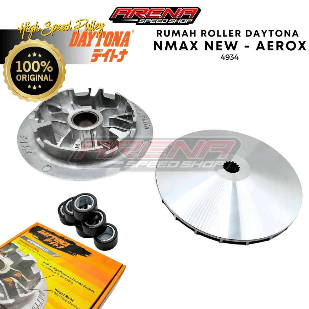 Jual DAYTONA 4934 High Speed Pulley KIT - Rumah Roller Set Nmax New Aerox Lexi Original Daytona ...