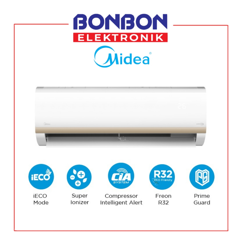 Jual Midea AC Inverter 1.5 PK MSIAF-12CRDN2 / MSIAF 12CRDN2X R32 iECO ...