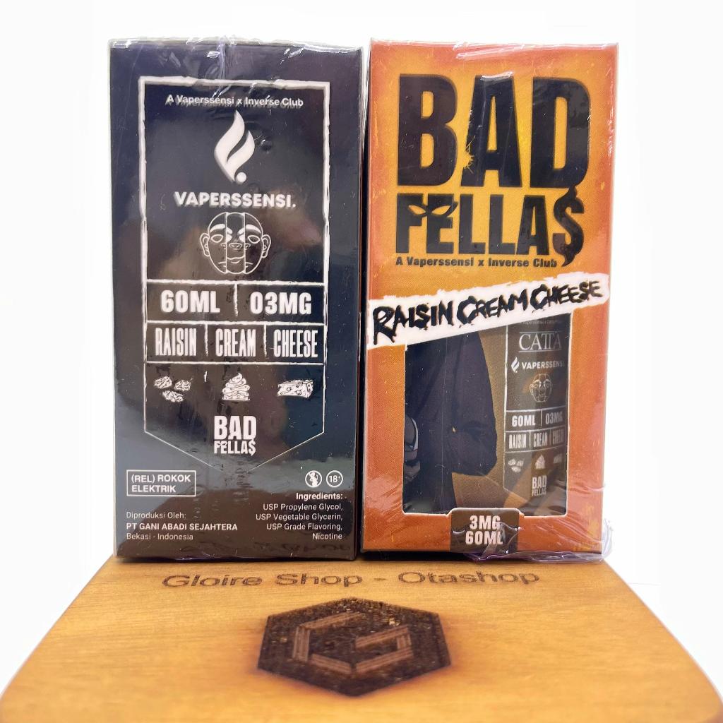 Jual Bad Fellas RAISIN CREAM CHEESE 60ML by Vaperssensi x Catta Liquid ...