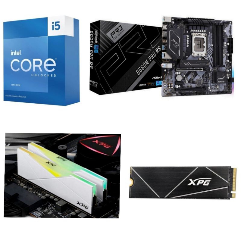 Jual Paket Processor Gaming Intel Core i5 13600K Box Gen 13 LGA 1700 RAM DDR4 16GB RGB B660 ...